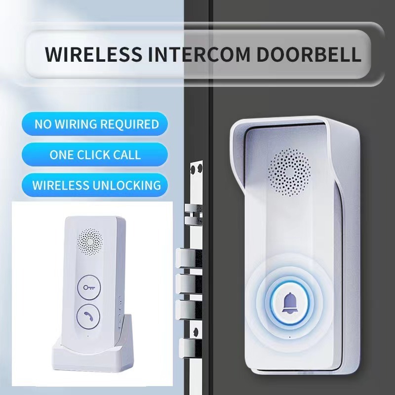 Wireless Voice Intercom Doorbell Ultra-Long Distance Villa Home Office ...