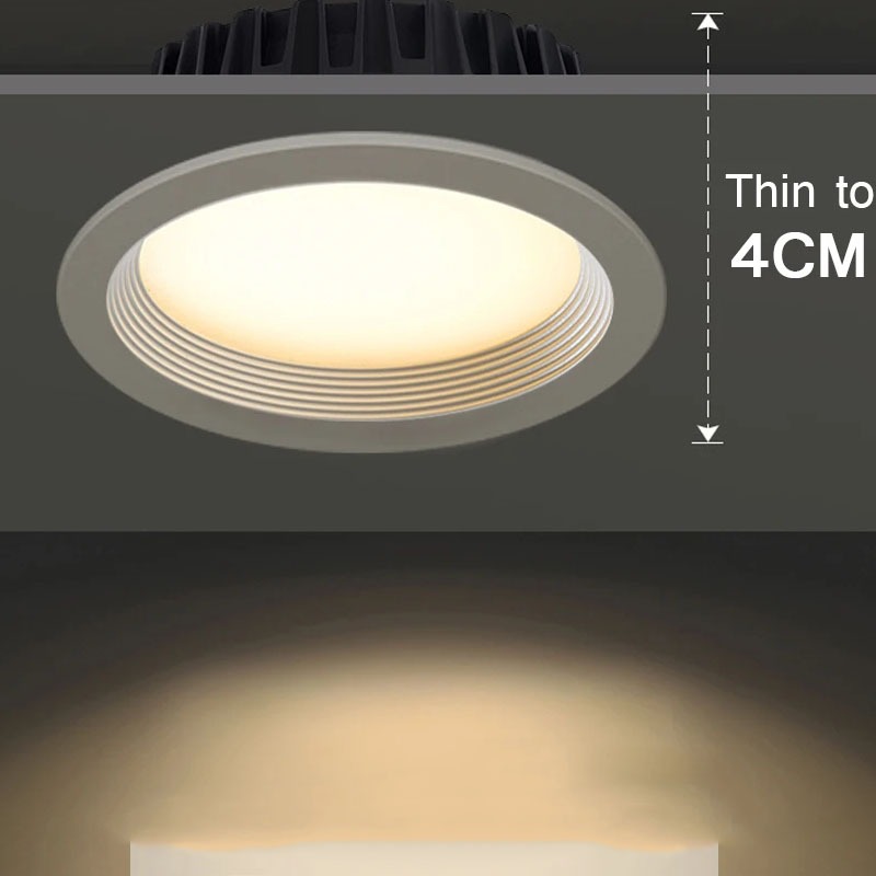 Dimmable LED Downlight Recessed Ceiling Lamp 7W 10W 12W 18W Spotlight ...