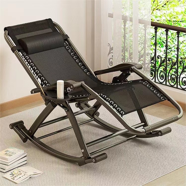 Rocking Chair Recliner Rocking Chair Adult Balcony Office Lunch Break ...
