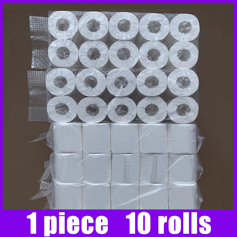 (10pcs)Bathroom Tissue tissue toilet rolls Paper Virgin Pulp Paper ...
