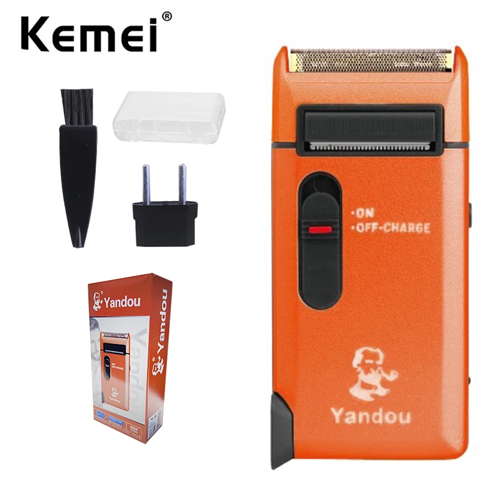 Kemei Retro Electric Razor for Men Rechargeable Mens yandou Foil ...