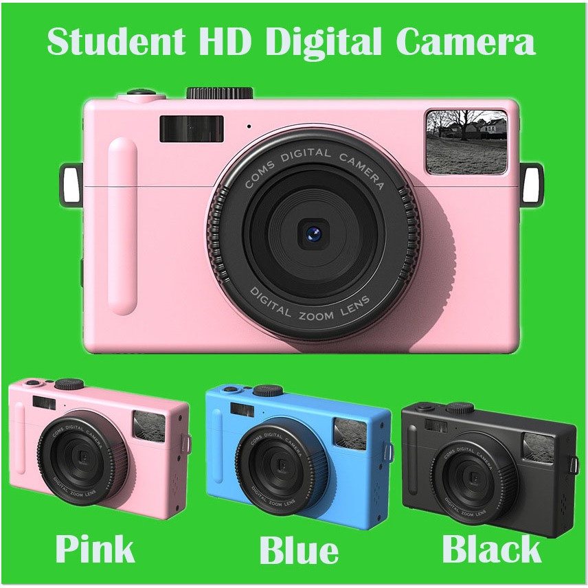 Upgraded 48 Million Student HD Digital Camera 3.0-Inch HD Large Screen ...