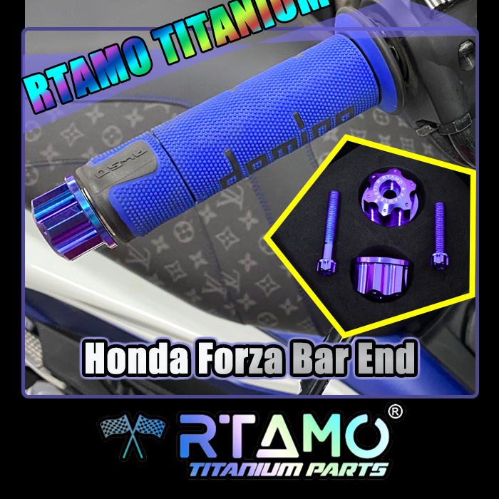 RTAMO Titanium Gr5 Bar End Forza 350 Sold By One Pair | Shopee Malaysia