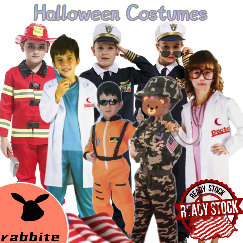 Career Costume for Kids Boy Army Costume Military Uniform Soldier ...