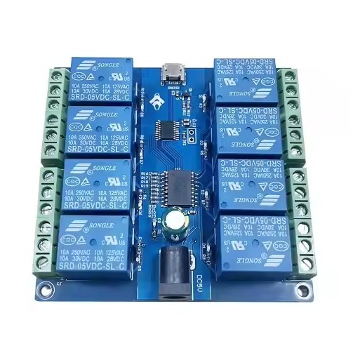 Lcus HID Driver-Free USB Computer Smart Control Switch 8 Channel 5V ...