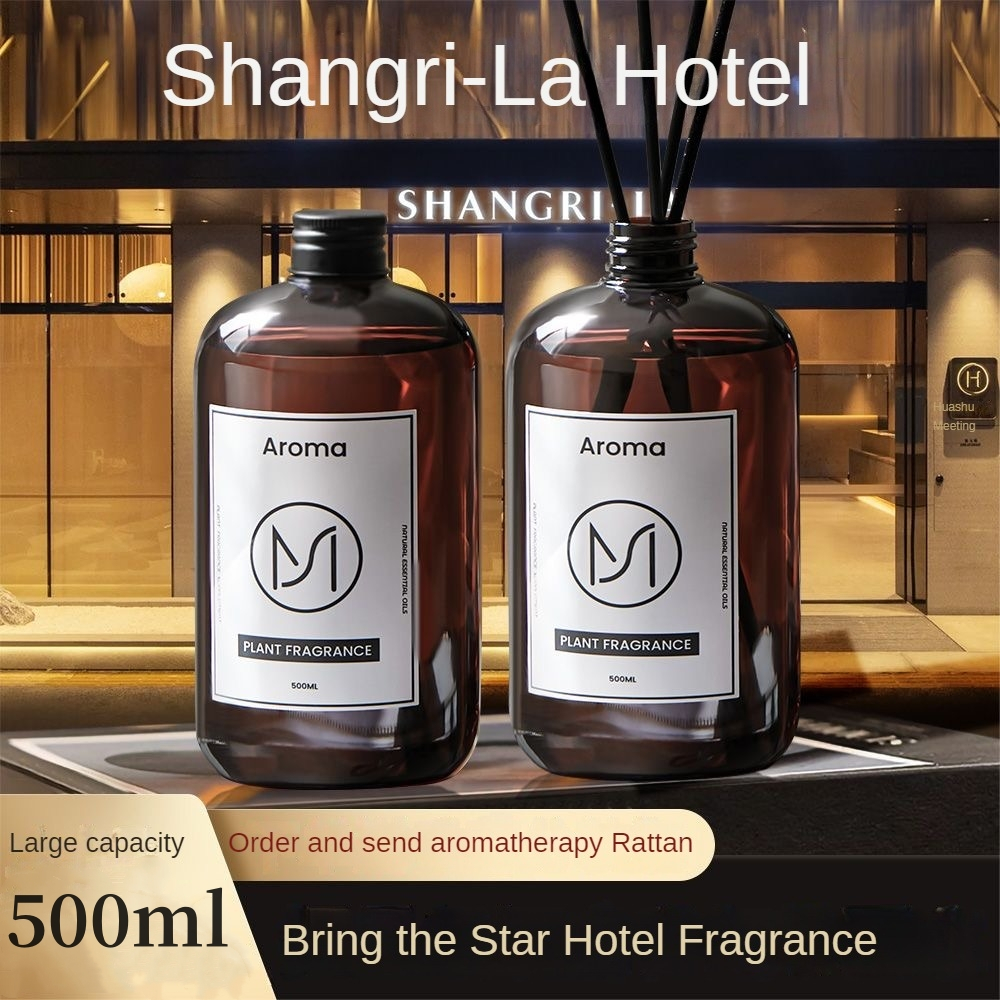 500ML Aroma Oil Diffuser Refill Air Freshener Large Bottle Essential ...