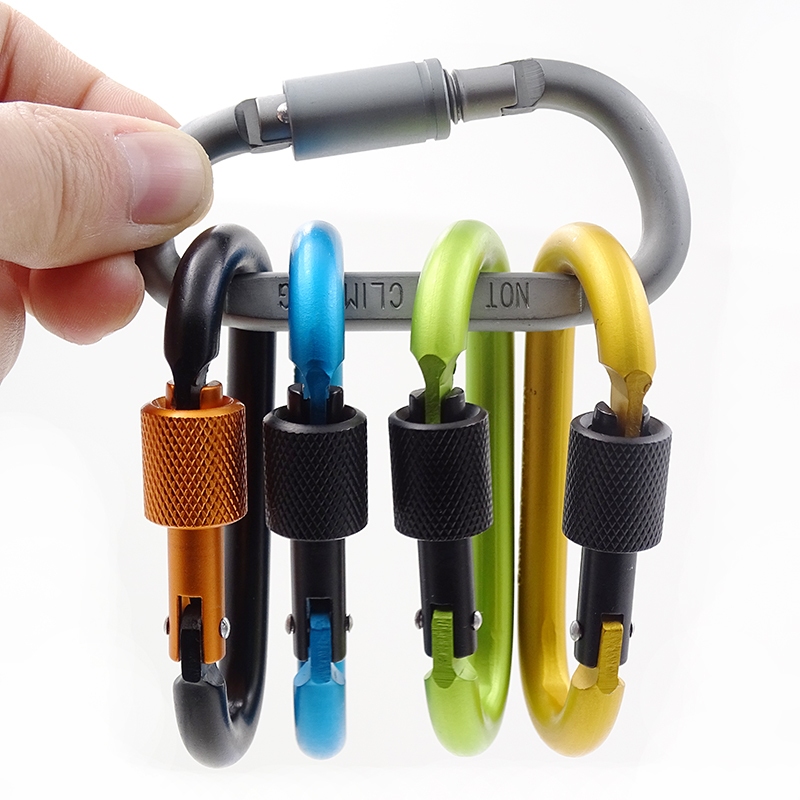 Quickdraws Carabiner Hook Clip Aluminum Carabiner Multitool Survival ...