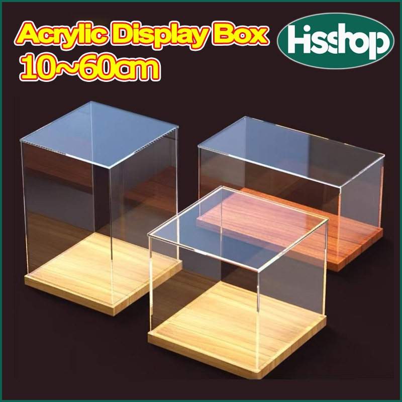 acrylic transparent display box, figurines display cabinets, dust-proof ...