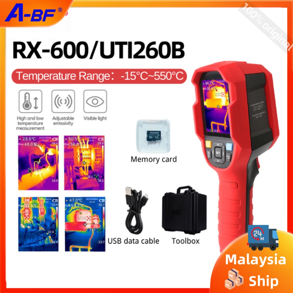 UNI-T UTi260B Infrared Thermal Imager -15~550°C Industrial Thermal ...
