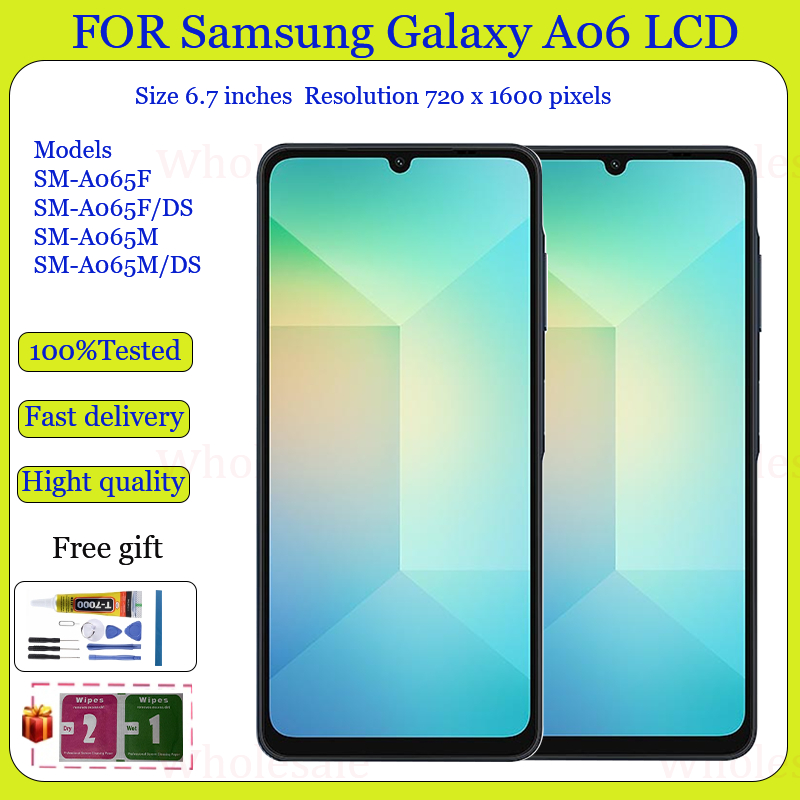 Original For Samsung Galaxy A06 LCD Display Touch Screen With Frame ...