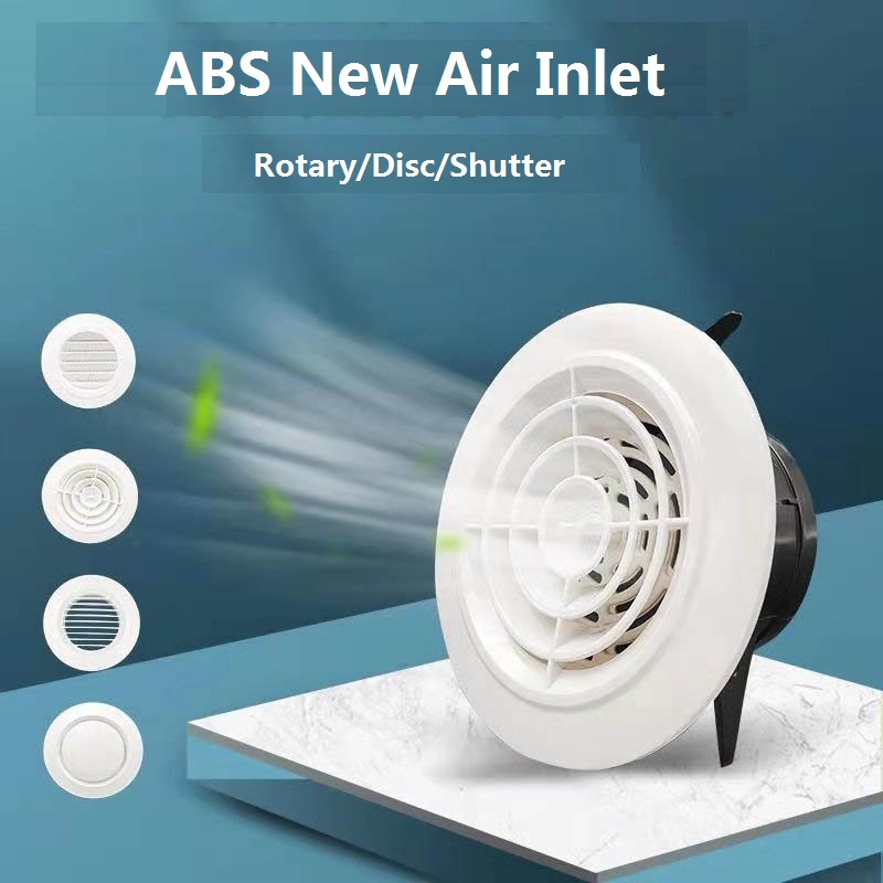 Ventilation Plastic New Air Outlet Circular Fresh Air System Adjustable ...