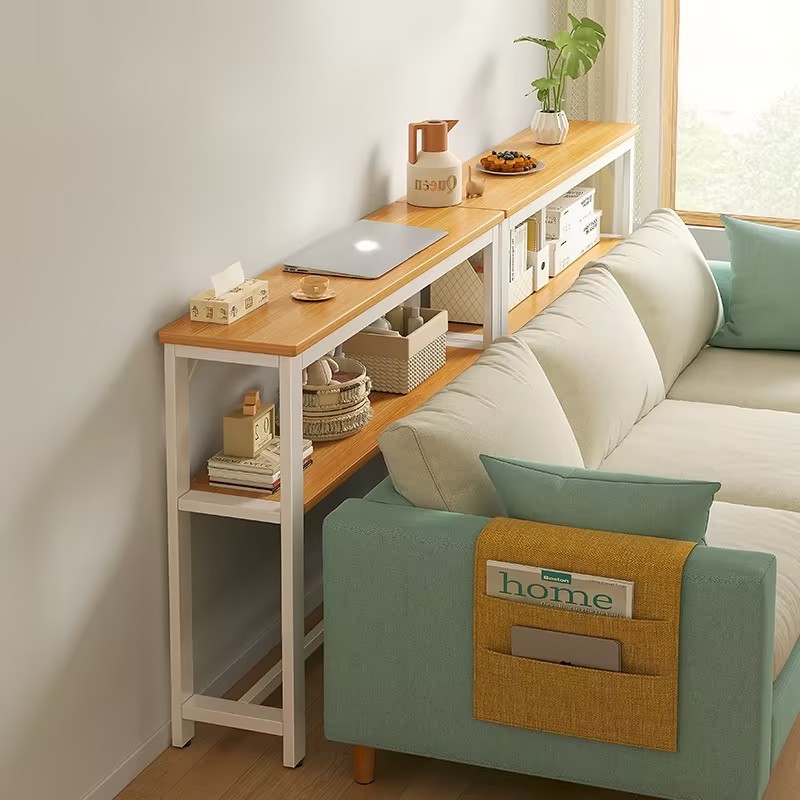 Narrow Entryway Table, Extra Long Narrow Console Sofa Table, Skinny ...