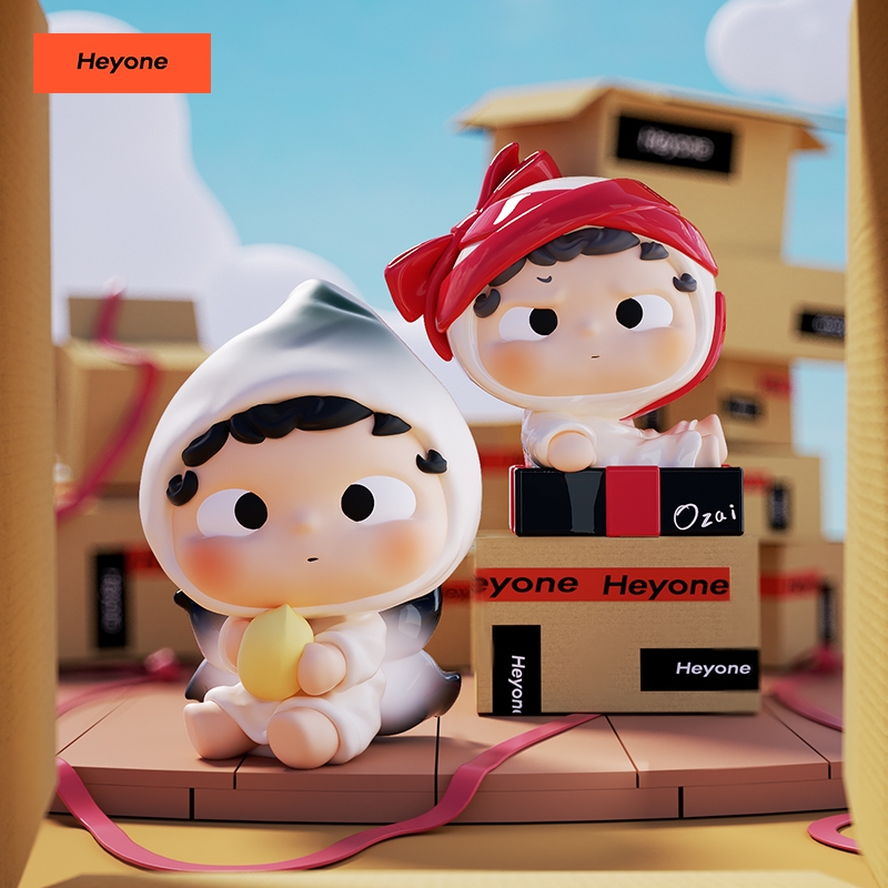Heyone MINI Good Luck Manufacturer Series Figure Mystery Box Blind Box ...