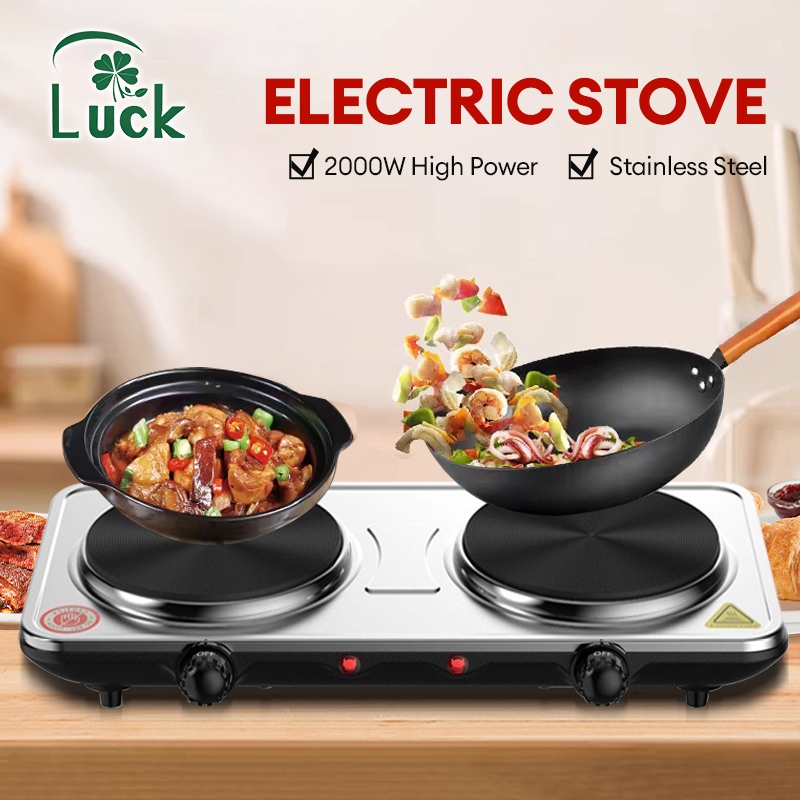 Luck Double/Single Hot Plate Electric Stove Induction Cooker ...