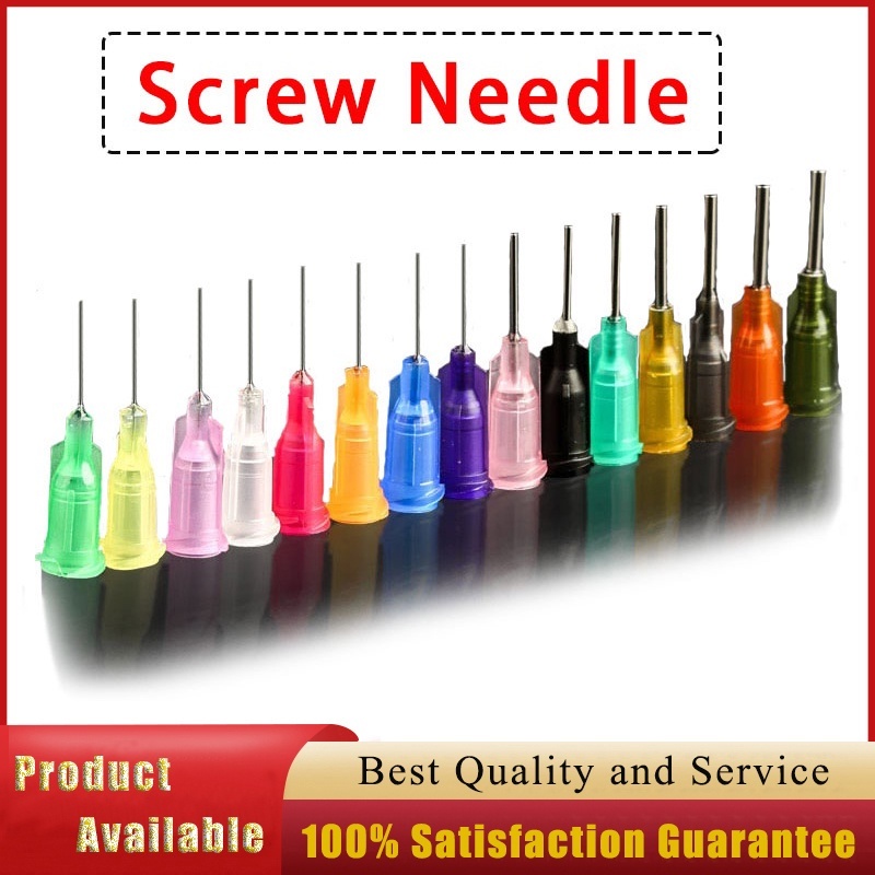 10pcs 13mm 1/2-inch 10G-34G Stainless Steel Screw Thread Dispensing ...