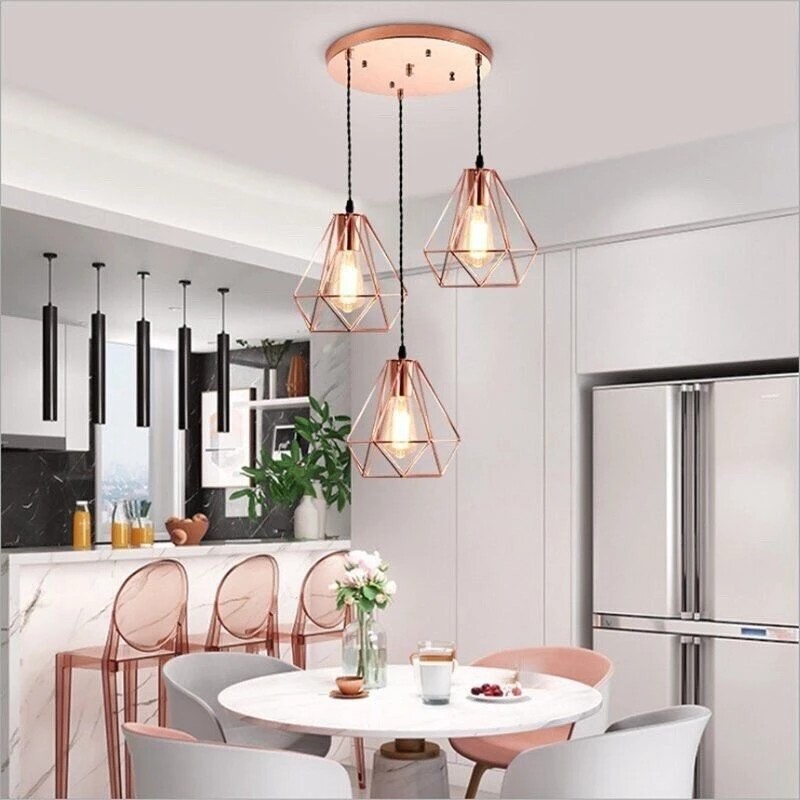 Rose gold pendant light/pendant light/LED pendant light/lighting ...