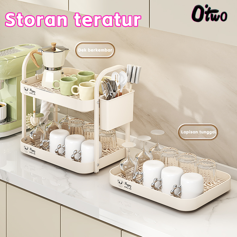 Household cup holder Drain Cup Shelf Kitchen Cup Storage Rack Stand ...
