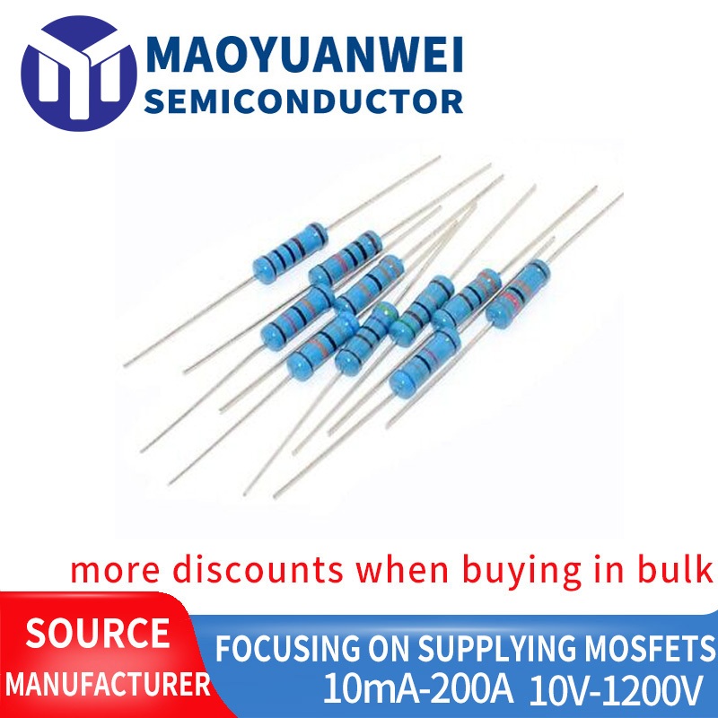 1 Pack (500 Pcs) Metal Film Resistor 1W 150Ω Plug-In Resistor Brand New ...