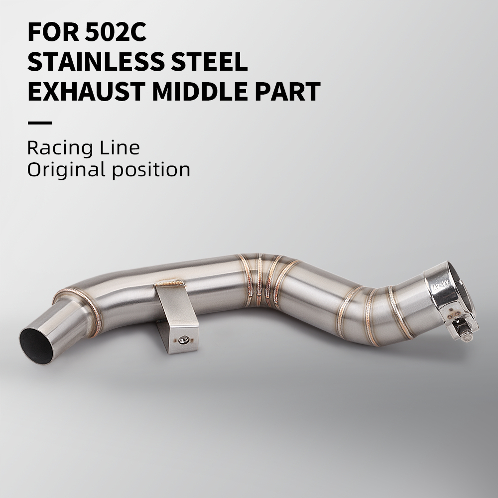 Slip On For Benelli 502 c 502C Motorcycle Stainless Steel Middle Link ...