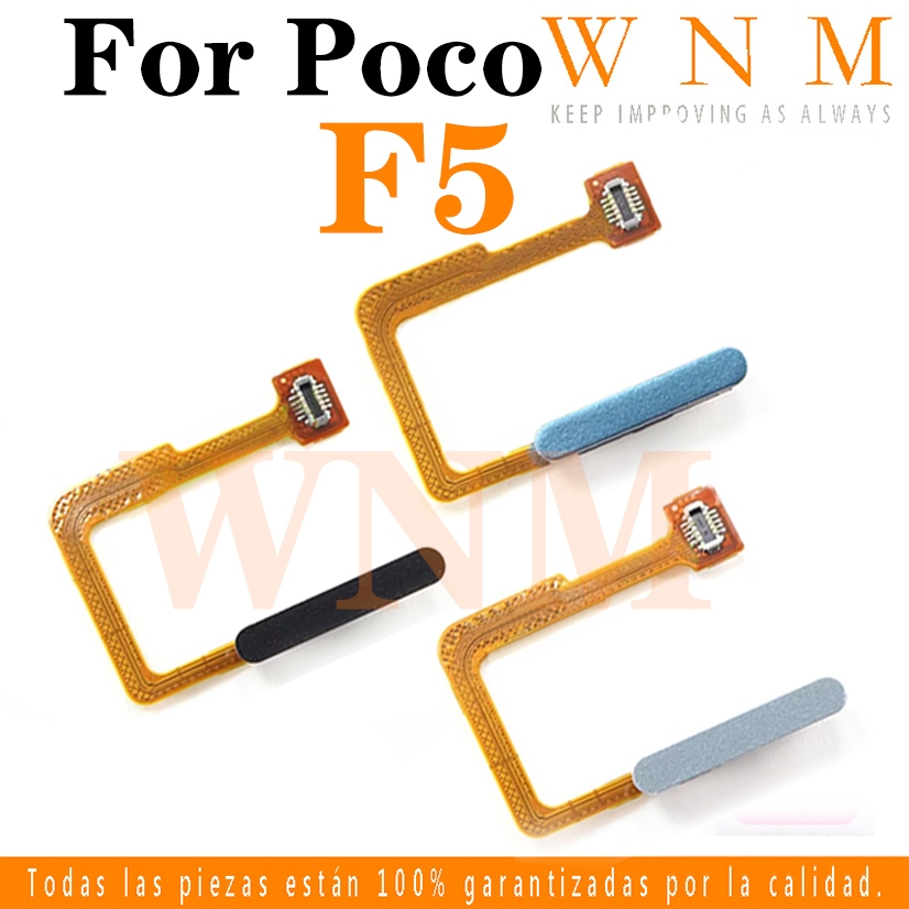 For POCO F5 On Off switch power home start button fingerprint free ...
