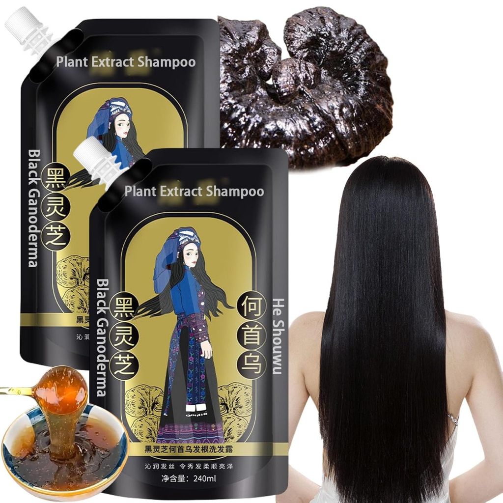 Ginger Polygonum Multiflorum Oil Control Anti-Hair Loss Shampoo ...