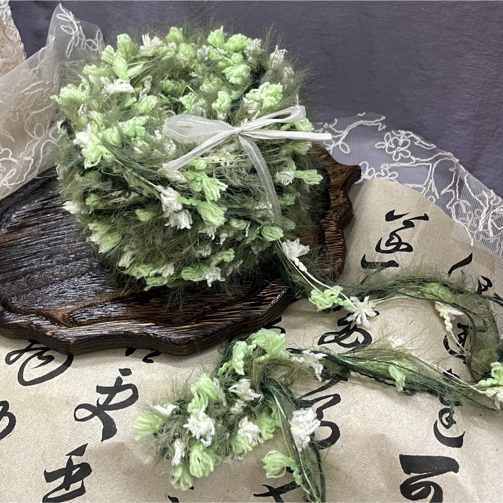 100g Hand Blended Yarn 林森椿 手混线 Plush Yarn Fancy Yarn Hand-Mixed Yarn ...