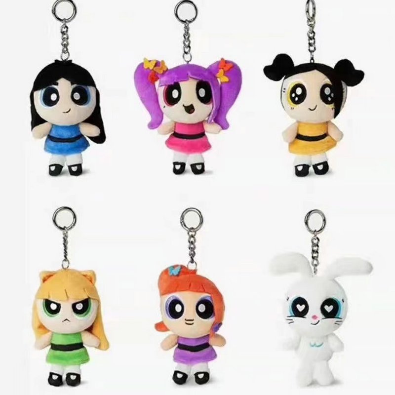 New Jeans The Powerpuff Girls Plush Bunny Doll Keychain Hanni Danielle ...
