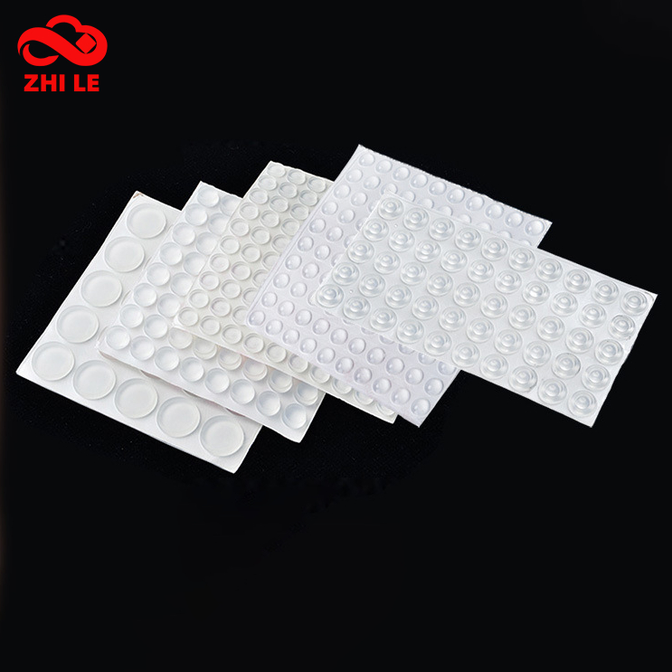 Furniture door stops silicone cabinet damper stopper adhesive rubber ...