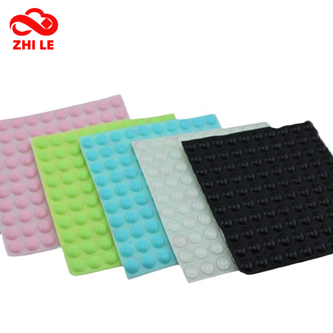 Transparent,Pink, green Furniture door stops silicone cabinet damper ...