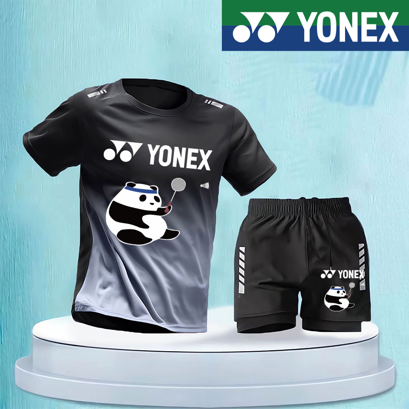 Yonex Badminton Clothing Men Summer Ice Silk Quick Dry Clothes t-shirt ...