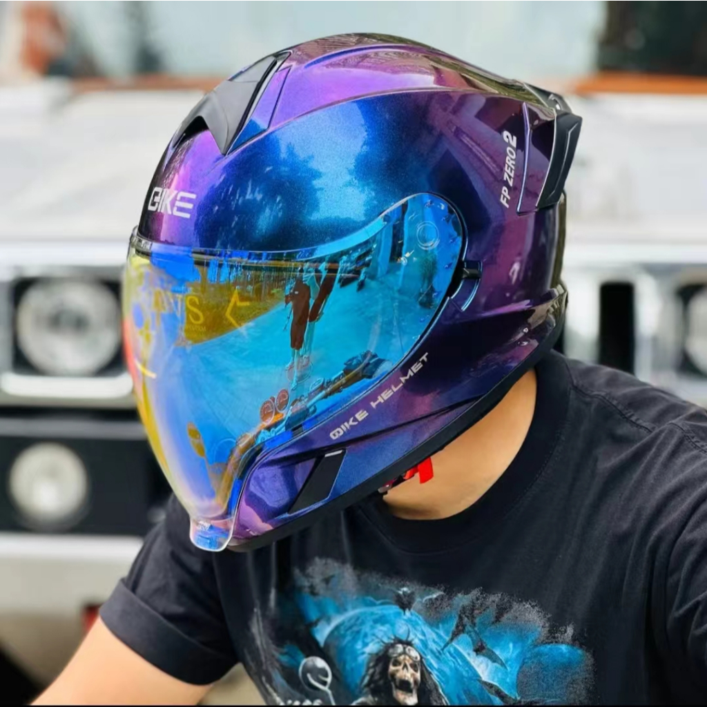 Sasique 2024 New Motorcycle Helmet Men Women Dual Lens Big Tail DOT+CCC ...