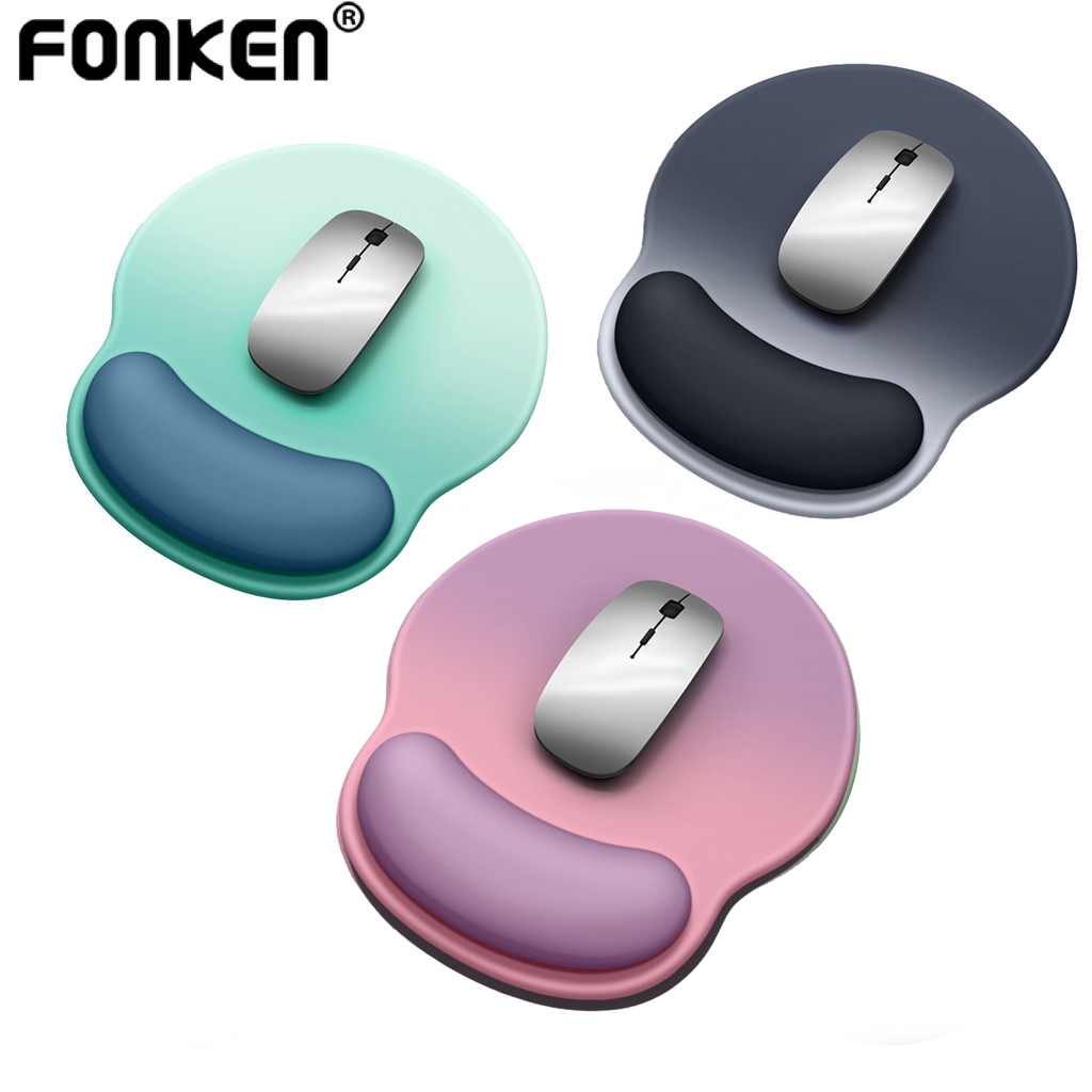 Fonken Gradient Color Mouse Pad Wrist Rest Mouse Pad Wrist Support ...