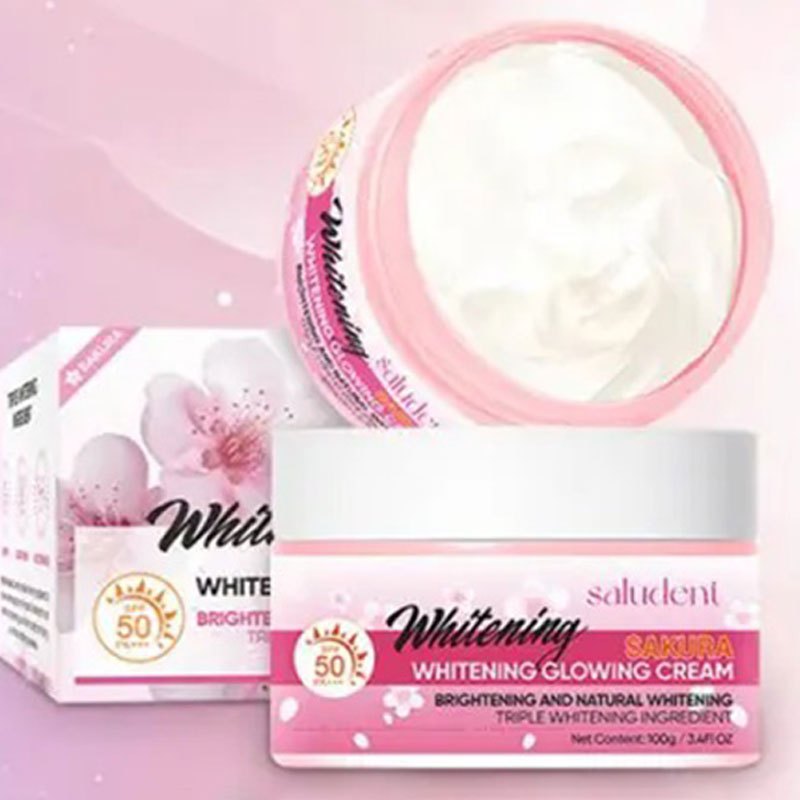 Saludent Whitening Facial Cream Nicotinamide Glutathione Arbutin ...
