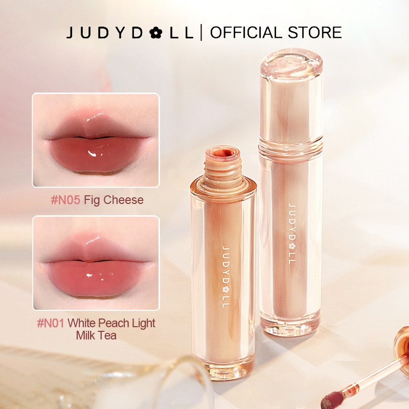 JUDYDOLL Iced Tea Watery Lip Gloss Lip tint Plump glossy lips Non ...