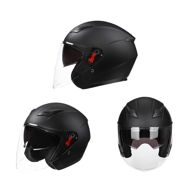 Motorcycle Helmet Has DOT+CCC Double Safety Certificate 3/4 Men Women ...
