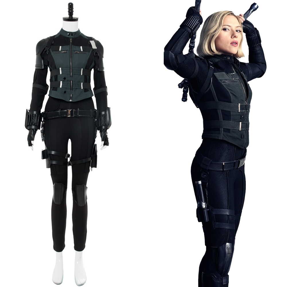 Infinity War Black Widow Natasha Romanoff Outfit Cosplay Costume Women ...