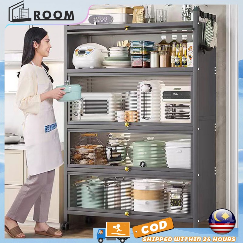 Kitchen Cabinet Rak Kabinet Dapur Rack Kitchen rack storage cabinet ...