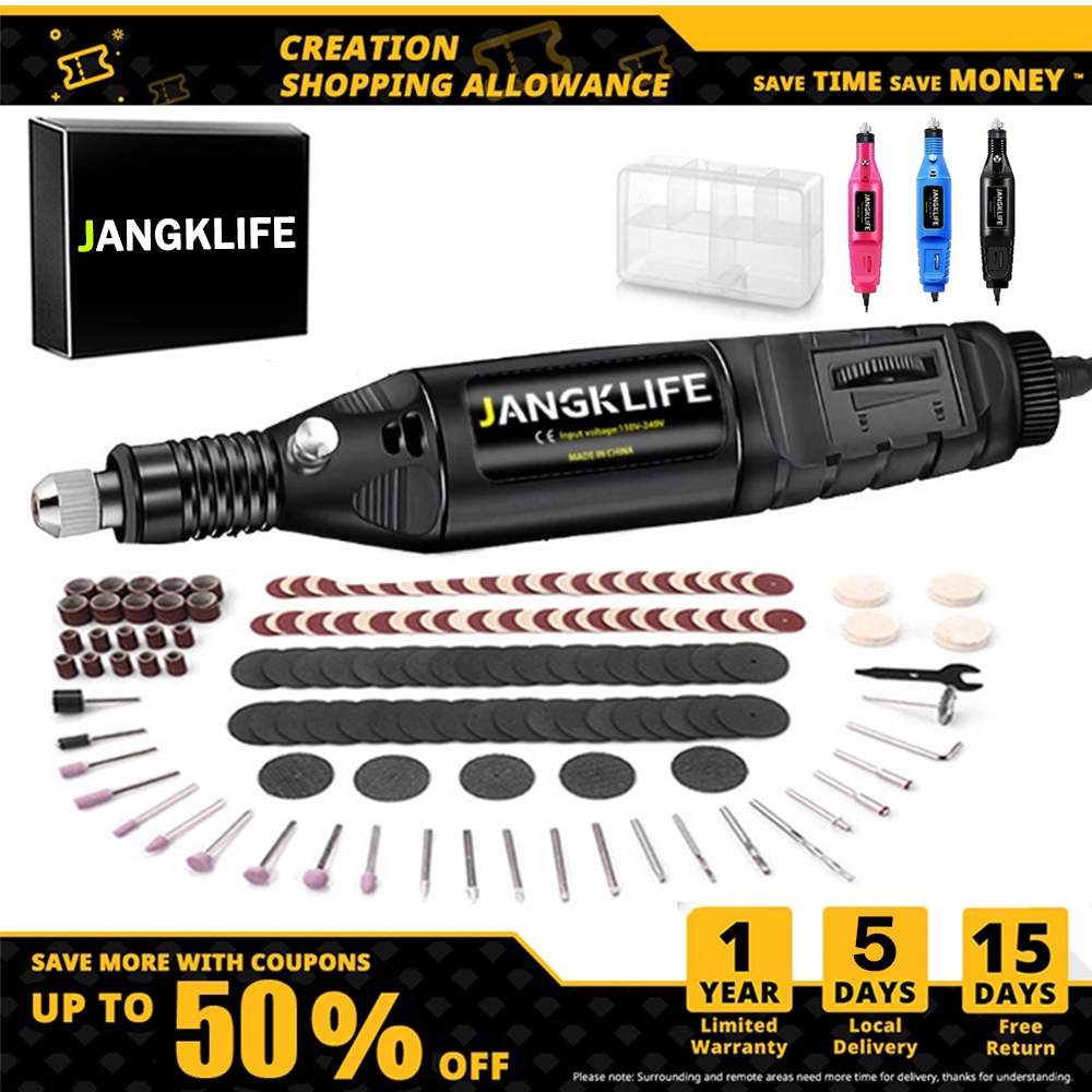 9V DC Grinder Tool Mini Dremel Drill Electric Grinding Set Milling Polishing Drilling Cutting ...