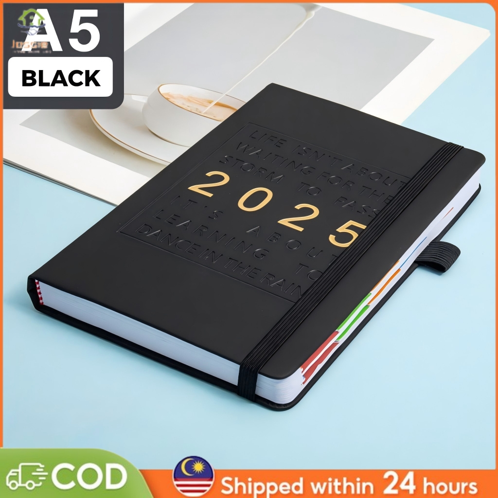 【READY STOCK】2025 A5 Agenda Diary Monthly Planner 316 Pages with Side ...