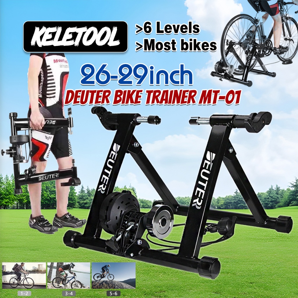 bike trainer DEUTER Cycling Trainer Wire Control and Wireless 28-29‘’ Bicycle Riding Platform ...