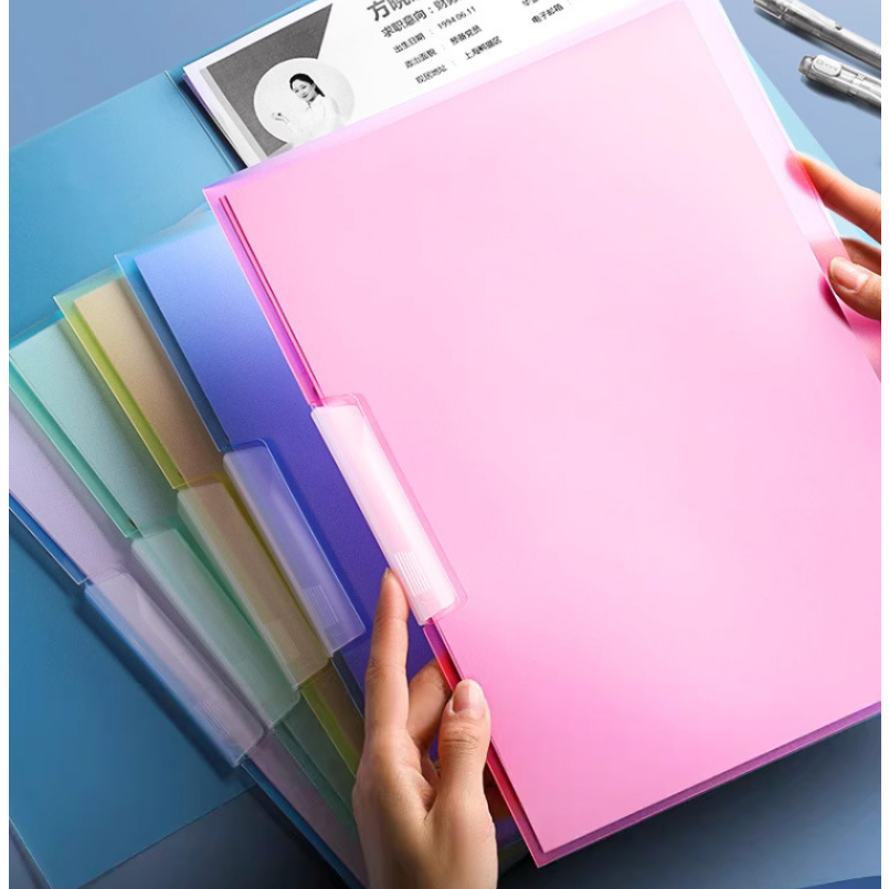 Clear Report Covers with Clip Presentation Rotating Side-Opening File ...