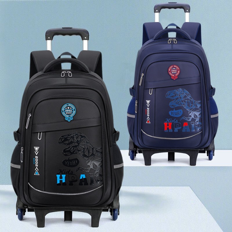 Trolley School Bag 2 or 6 Wheel Beg Sekolah Roda Primary School ...