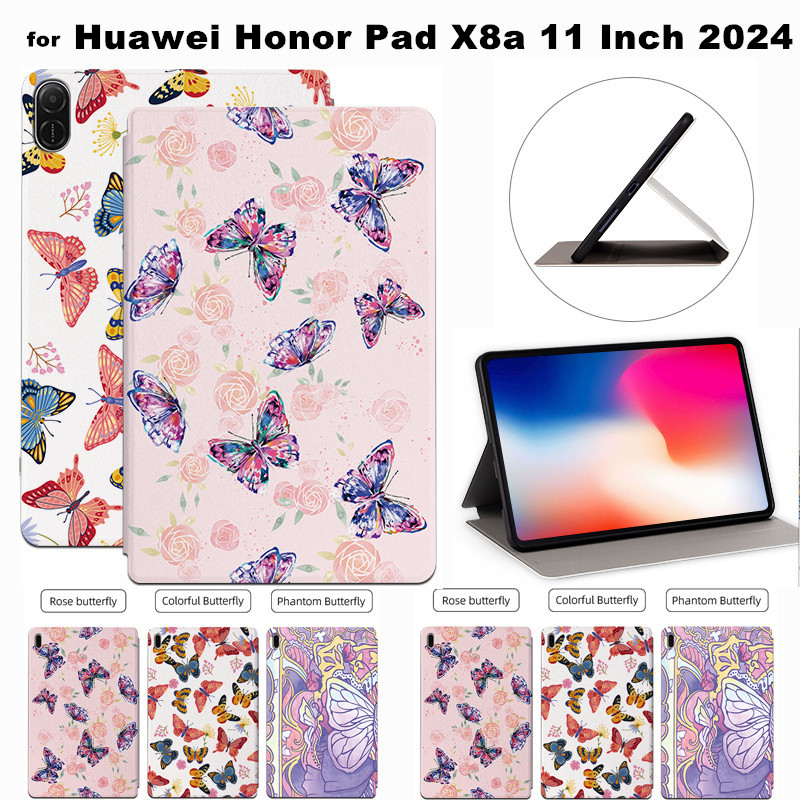 Honor 8xa Tablet Case Socedeep For Huawei Honor Pad X8a 11 Inch 2024 HonorPad X8a Tri-Fold Honor ...