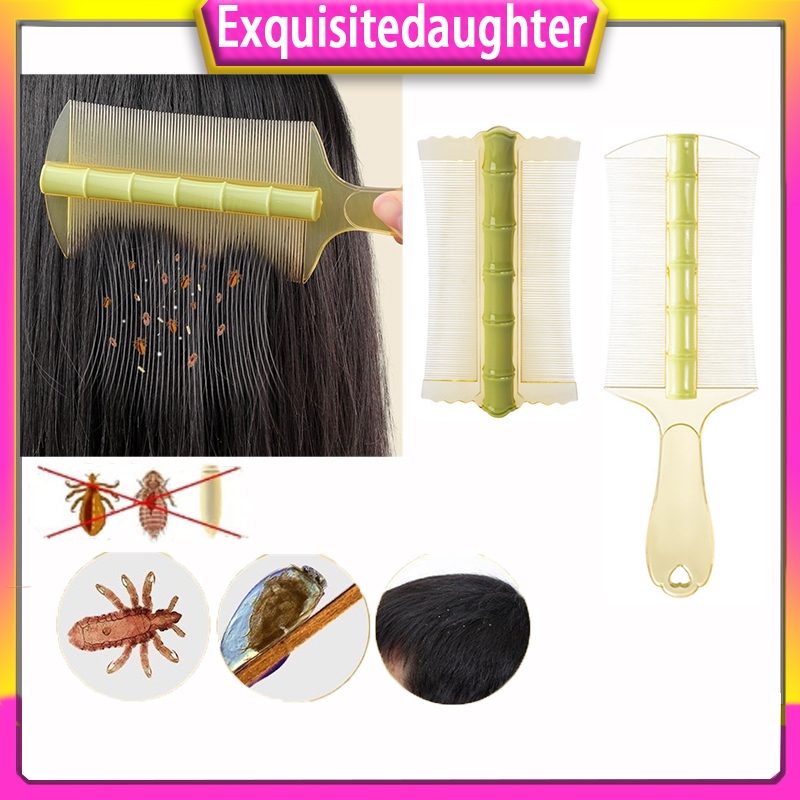 Bamboo comb with dense teeth, double-sided super dense teeth comb ...