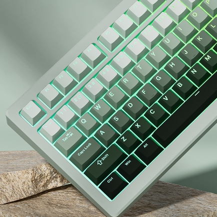 Womier Top Printed Shine Through Keycaps 132 Keys Double Shot PBT ...