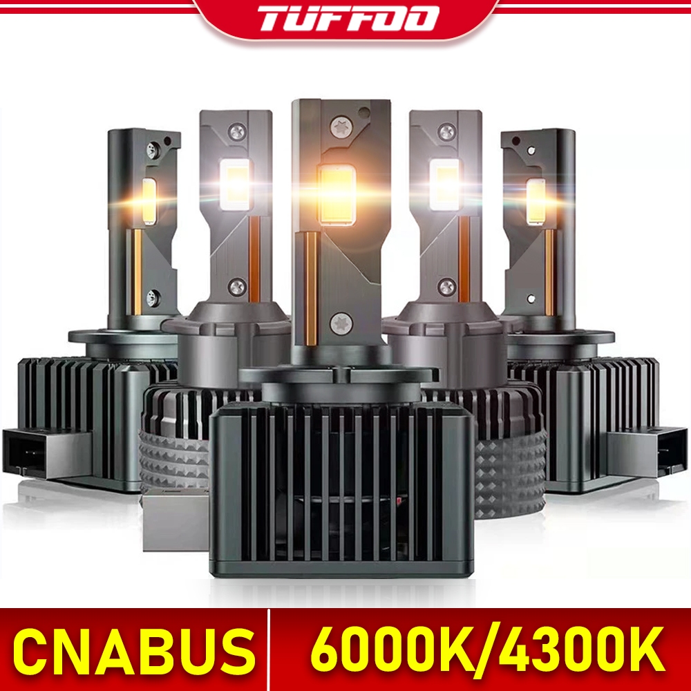 TUFFOO T6S 2 PCS HID Xenon To LED Car Led Headlight Bulb D1S / D2S ...