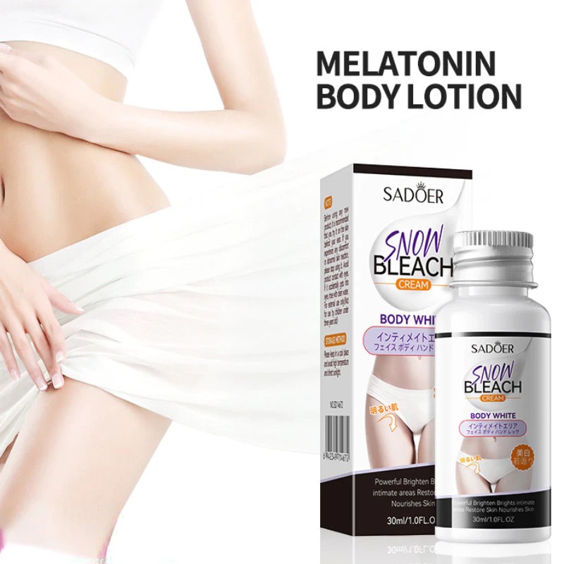 SADOER Snow Bleach Cream Body Bleaching Cream Remove Melanin Moisturizing Private Part ...