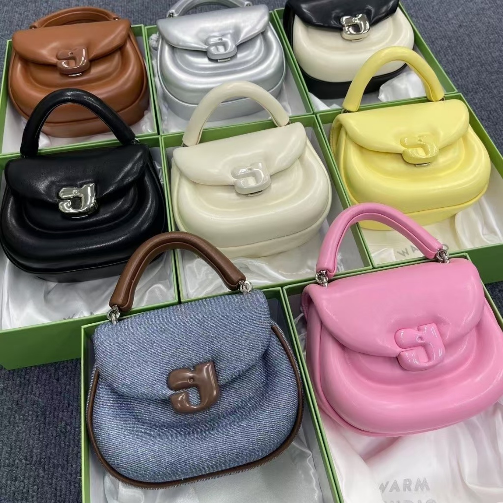 Kunogigi/kunogigi Denim Pig Pig Bag Medium GIGI Bag Bag Female Saddle ...