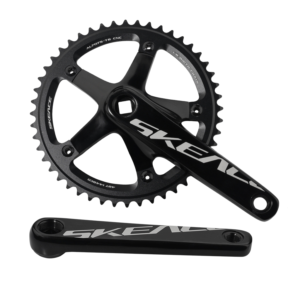 SKEACE Track Fixed Gear Bike Square Hole Aluminum Alloy Crankset 48T ...