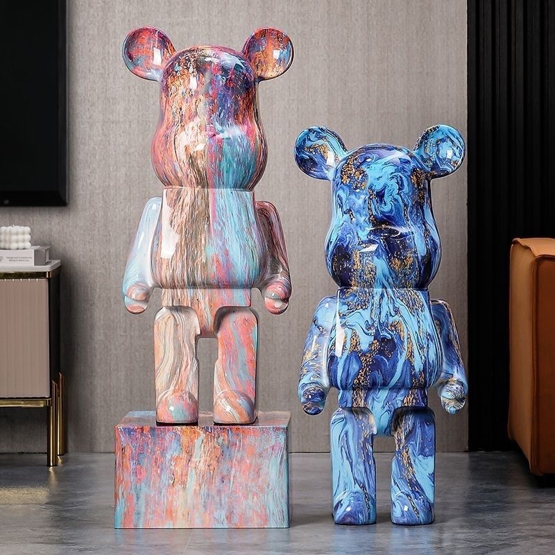 Hy bearbrick Building Block Bear Money Bank Large Ornaments Floor ...